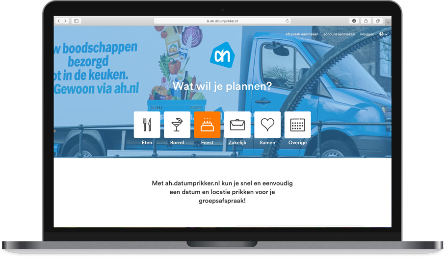 Een gepersonaliseerde zakelijke Datumprikker - datumprikker.nl